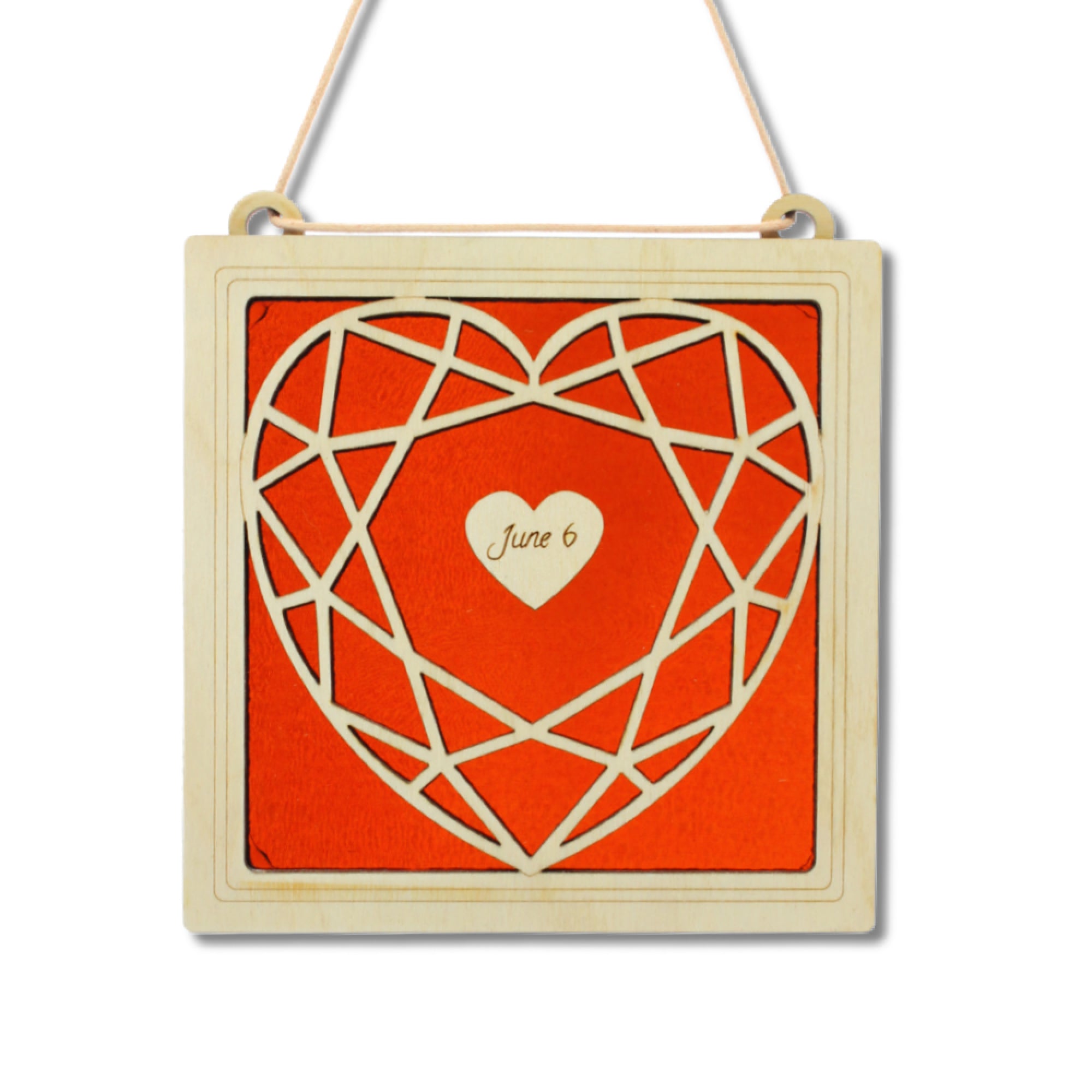 *CUSTOM INSCRIBED* FACETED HEART – Ten2Midnight Studios LLC