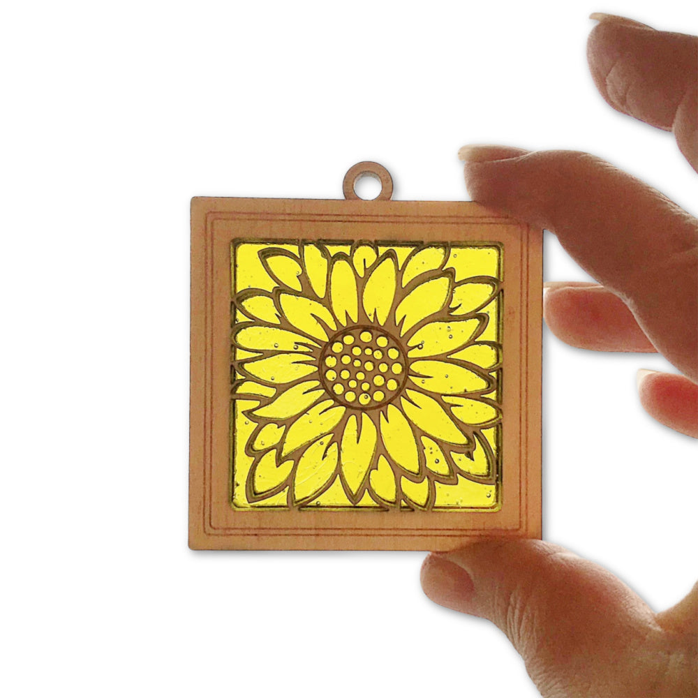 SUNFLOWER MINI SUNCATCHER – Ten2Midnight Studios LLC